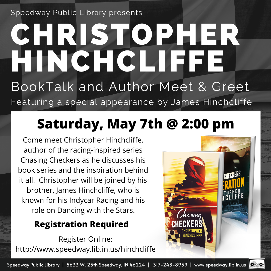 Christopher Hinchcliffe Book Talk and Author Meet & Greet | Speedway ...